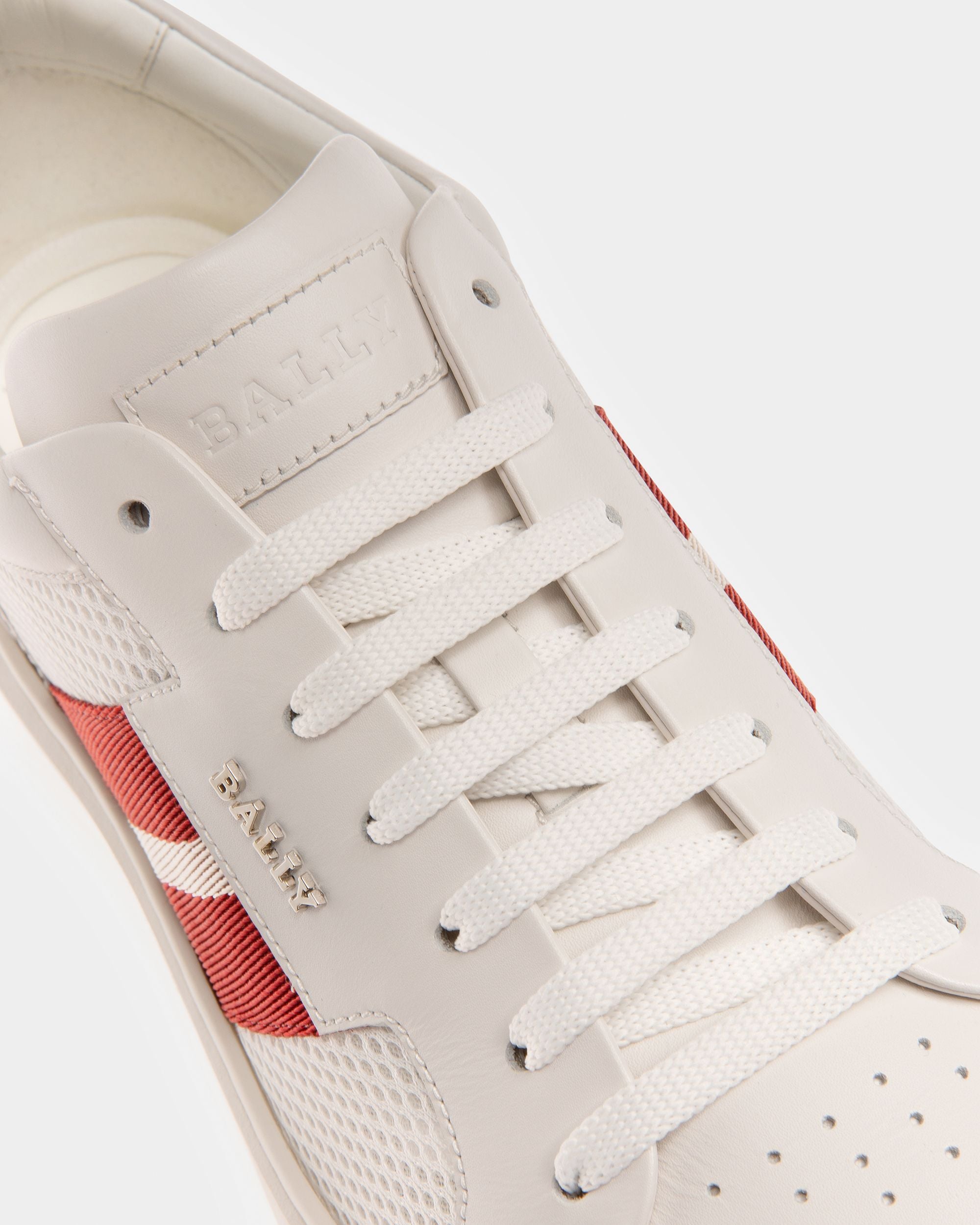 Men's Melys Leather Sneakers In White | Bally
