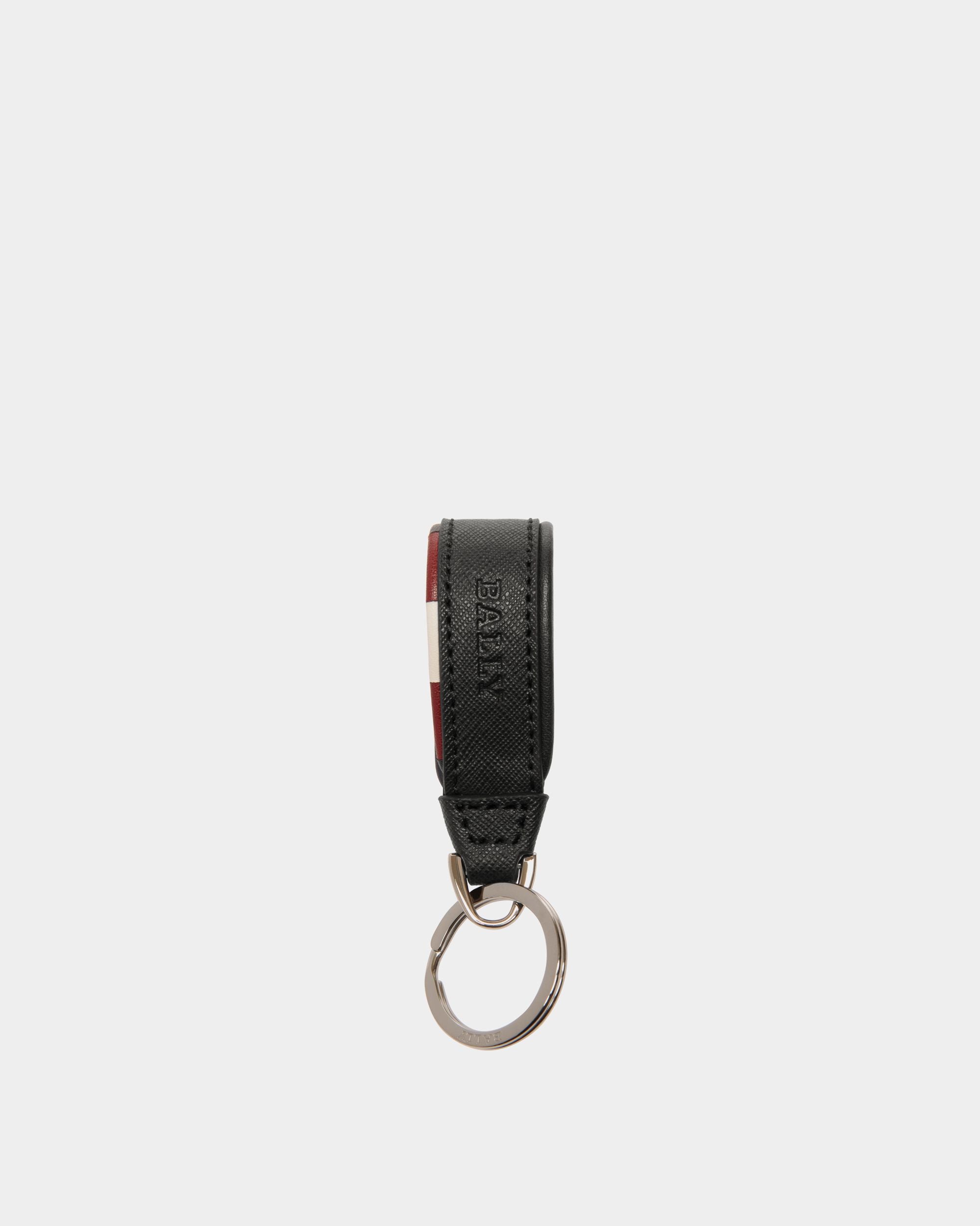Men's Key Holder In Black Bovine Split | Bally