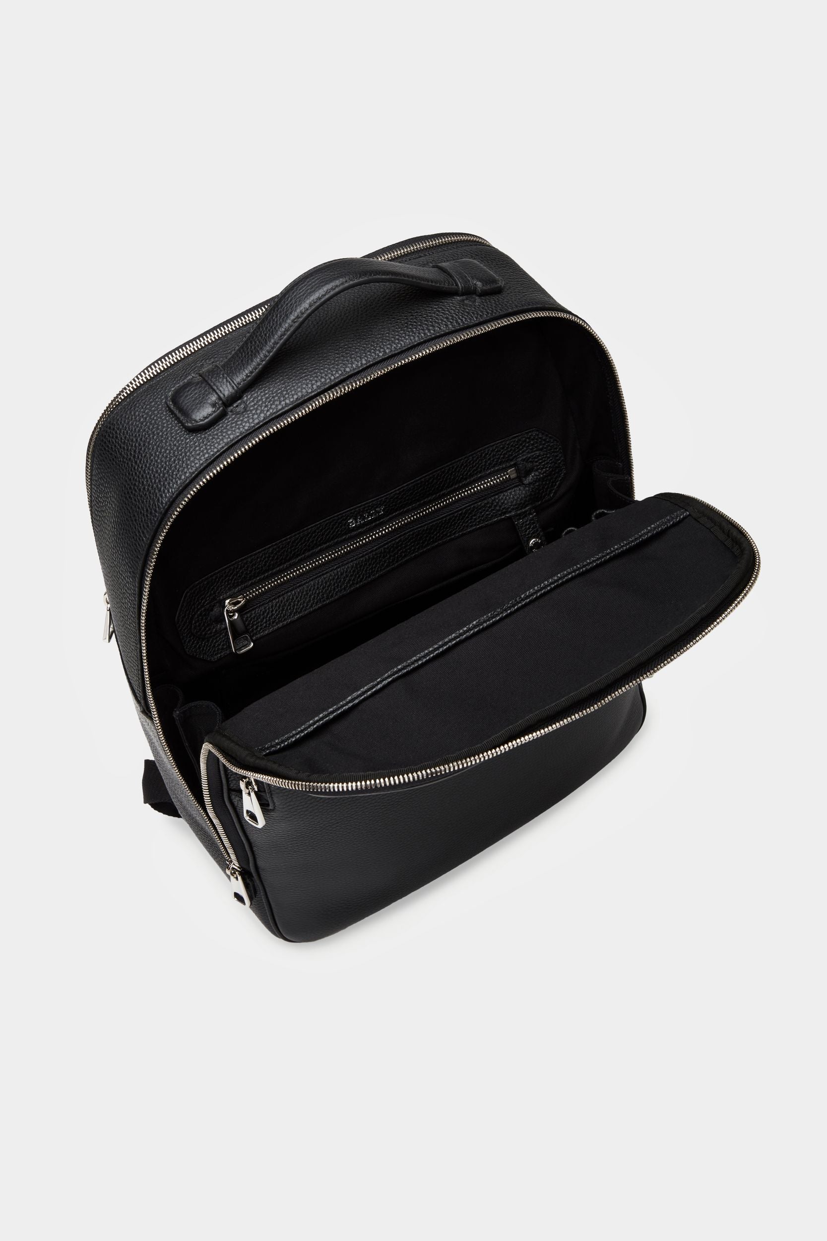 Men's Cornel Leather Backpack In Black | Bally