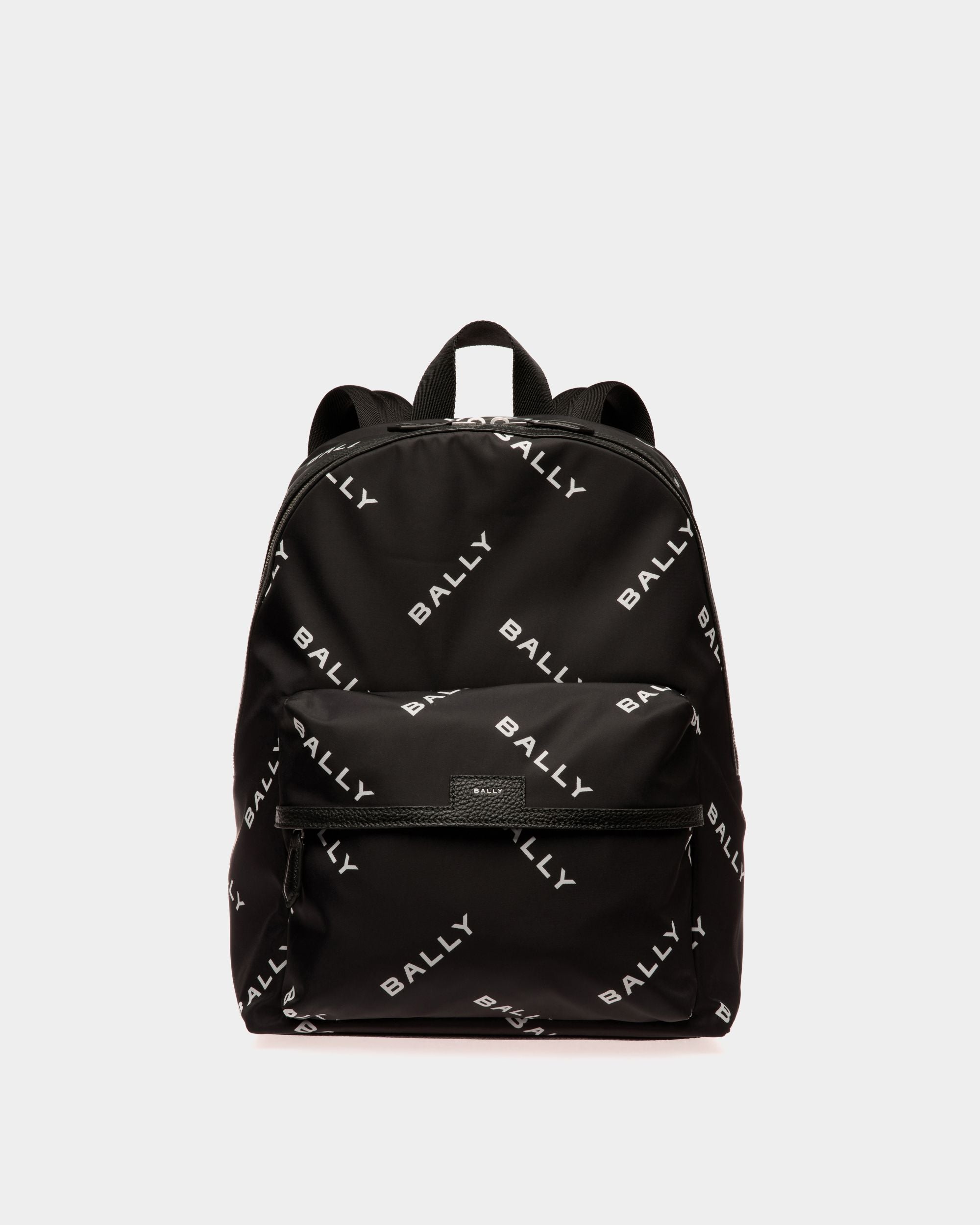 Men's Code Backpack In Black Nylon | Bally