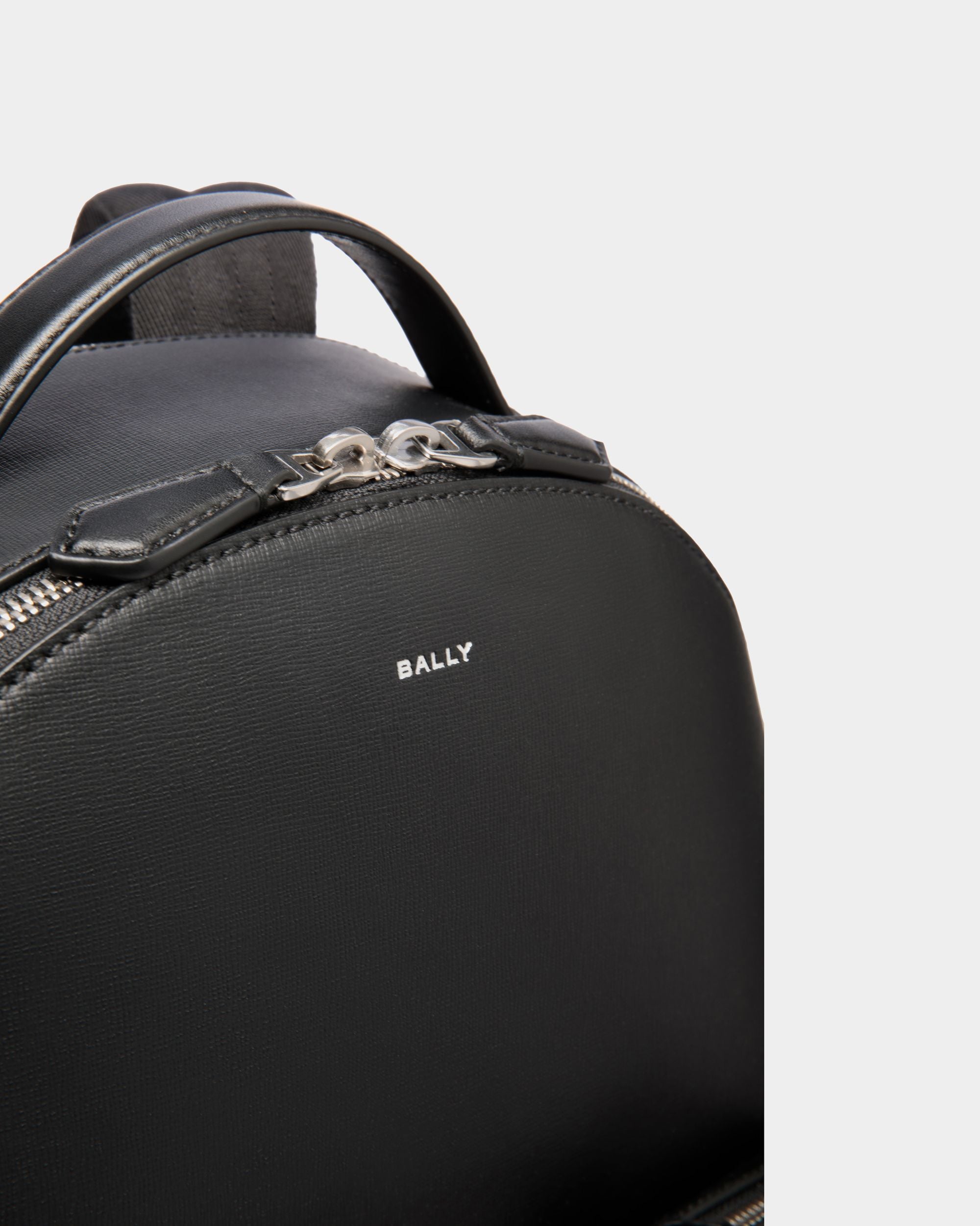 Men's Mythos Backpack In Black Recycled Leather | Bally