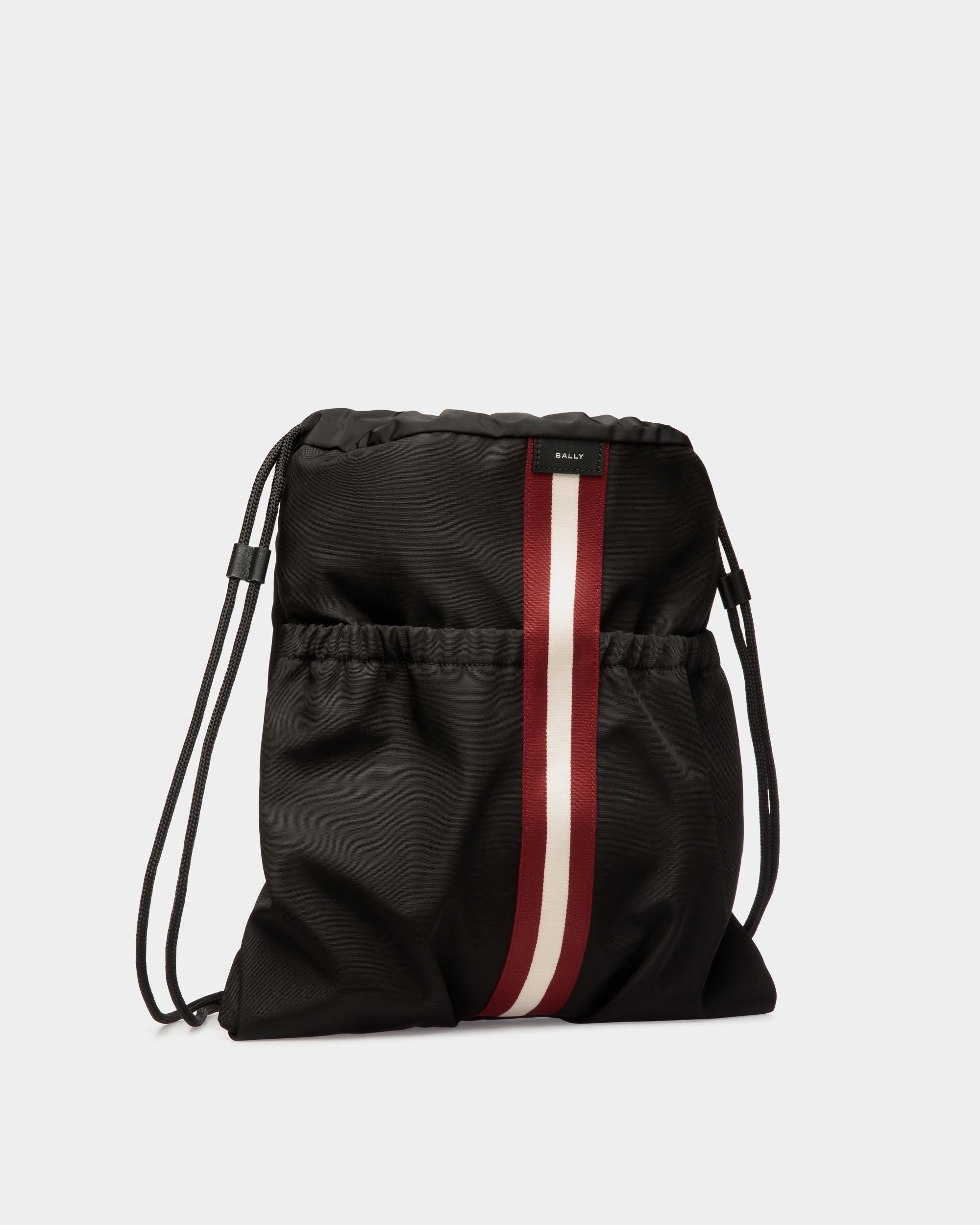 Men's Code Backpack in Black Nylon | Bally