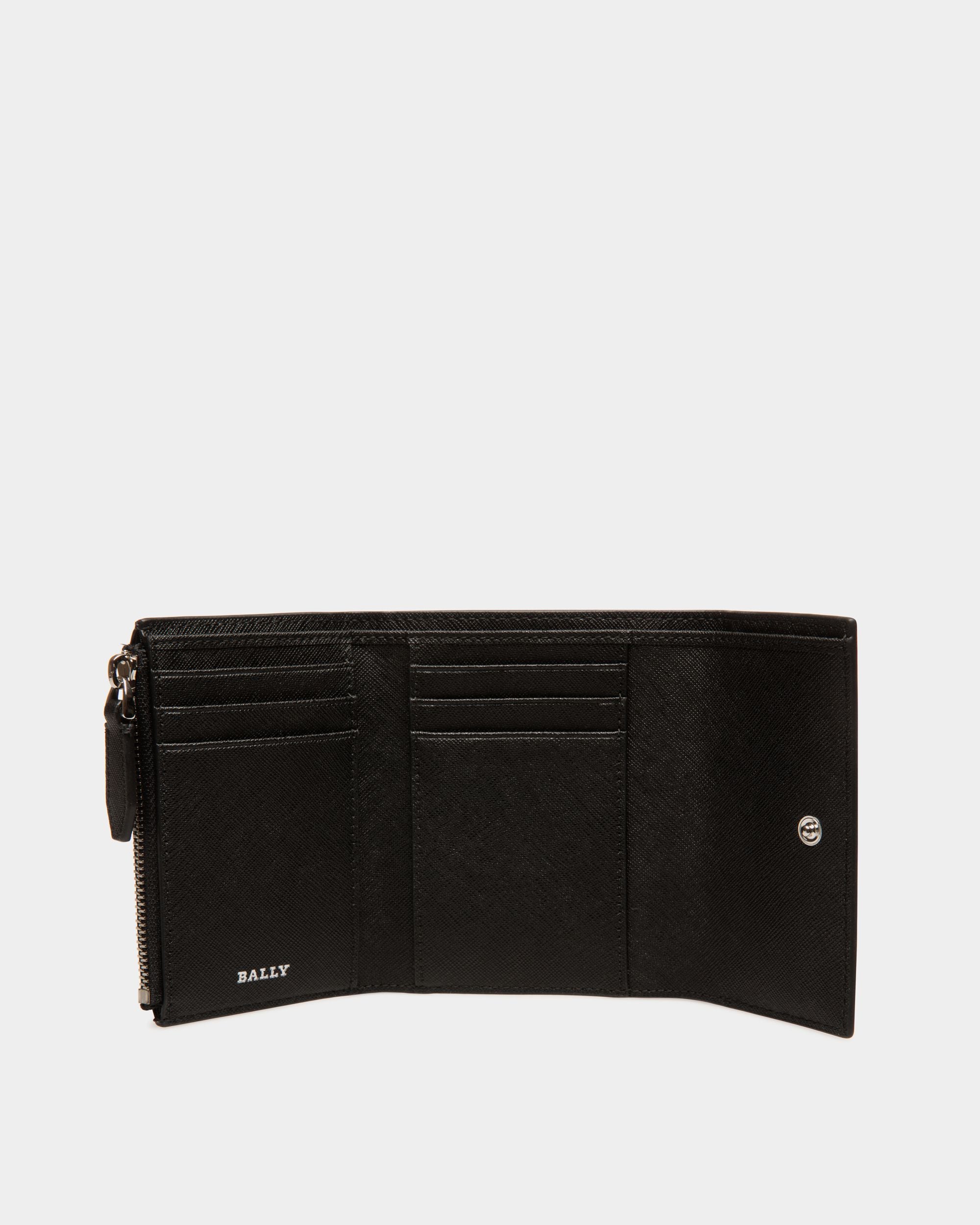 Men's Wallet in Black Embossed Leather | Bally