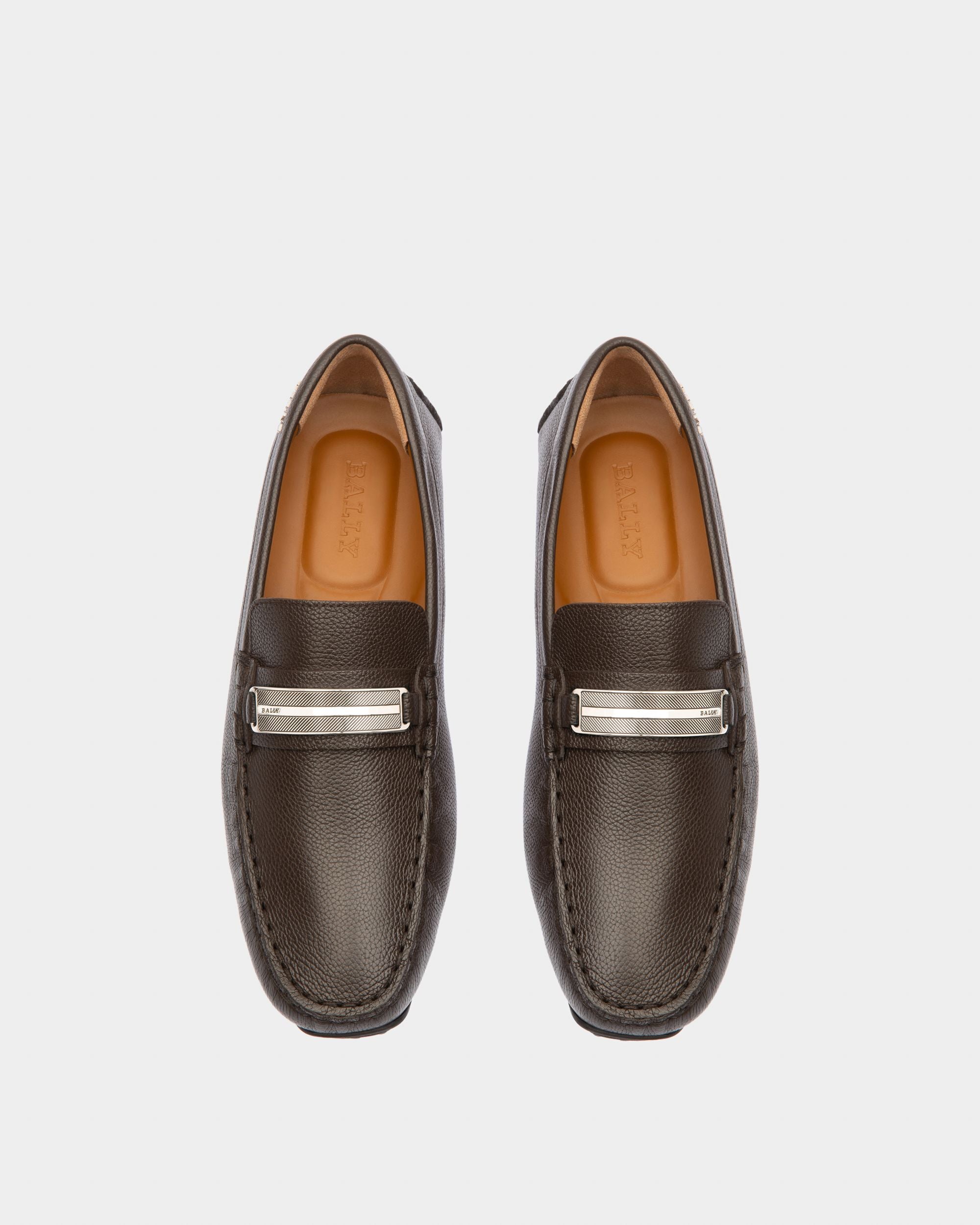 Men's Pilot Drivers In Brown Leather | Bally