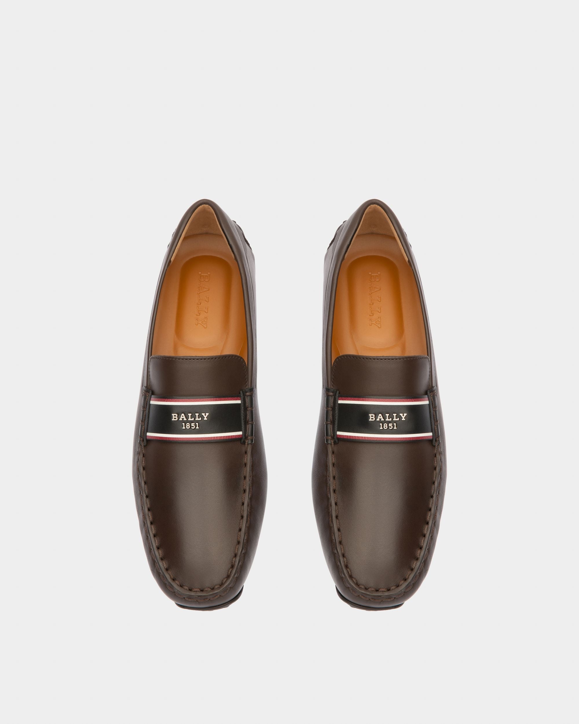Men's Pilot Drivers In Brown Leather | Bally