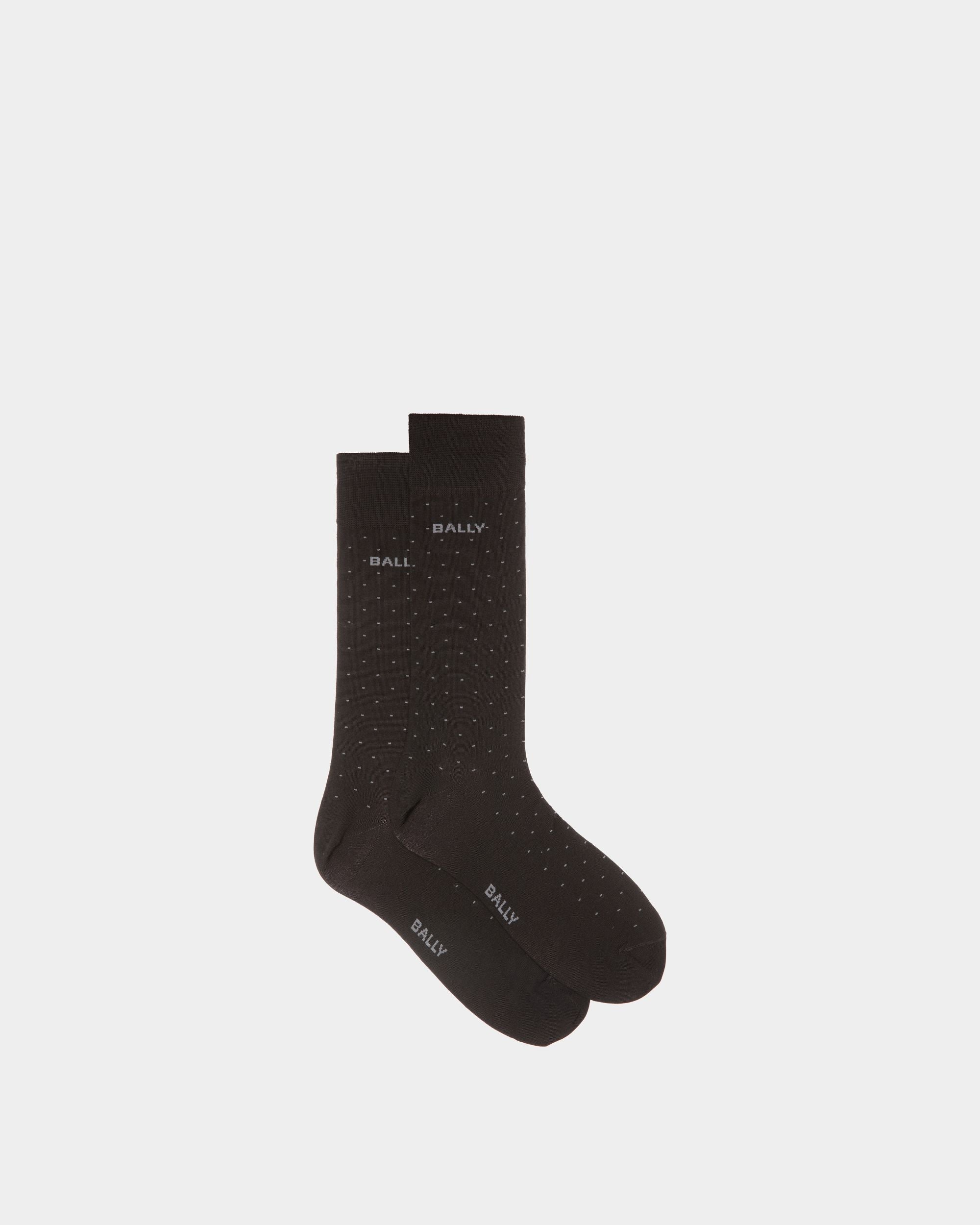 Men's Socks in Black Cotton | Bally