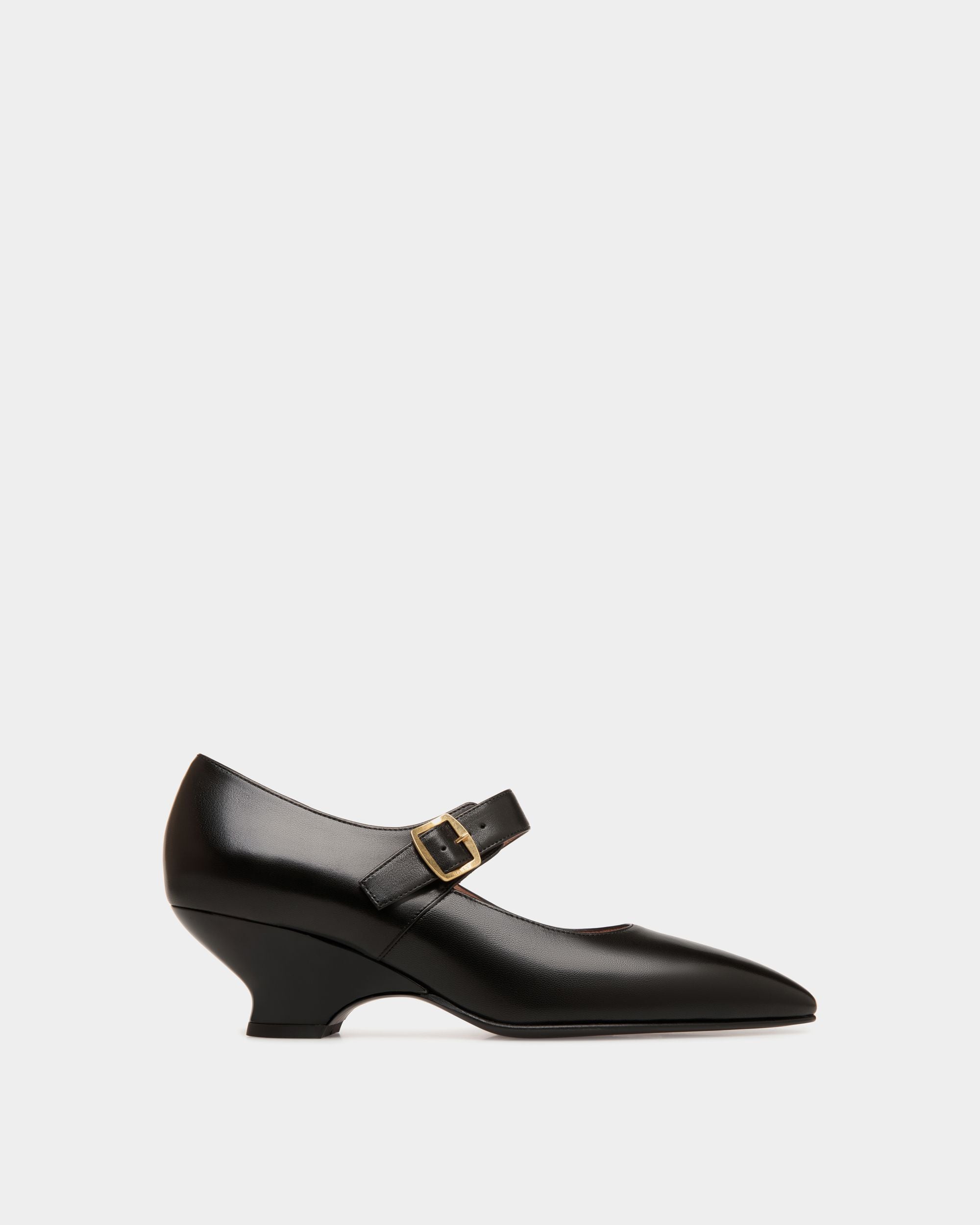 Women's Glendy Pump in Black Leather | Bally