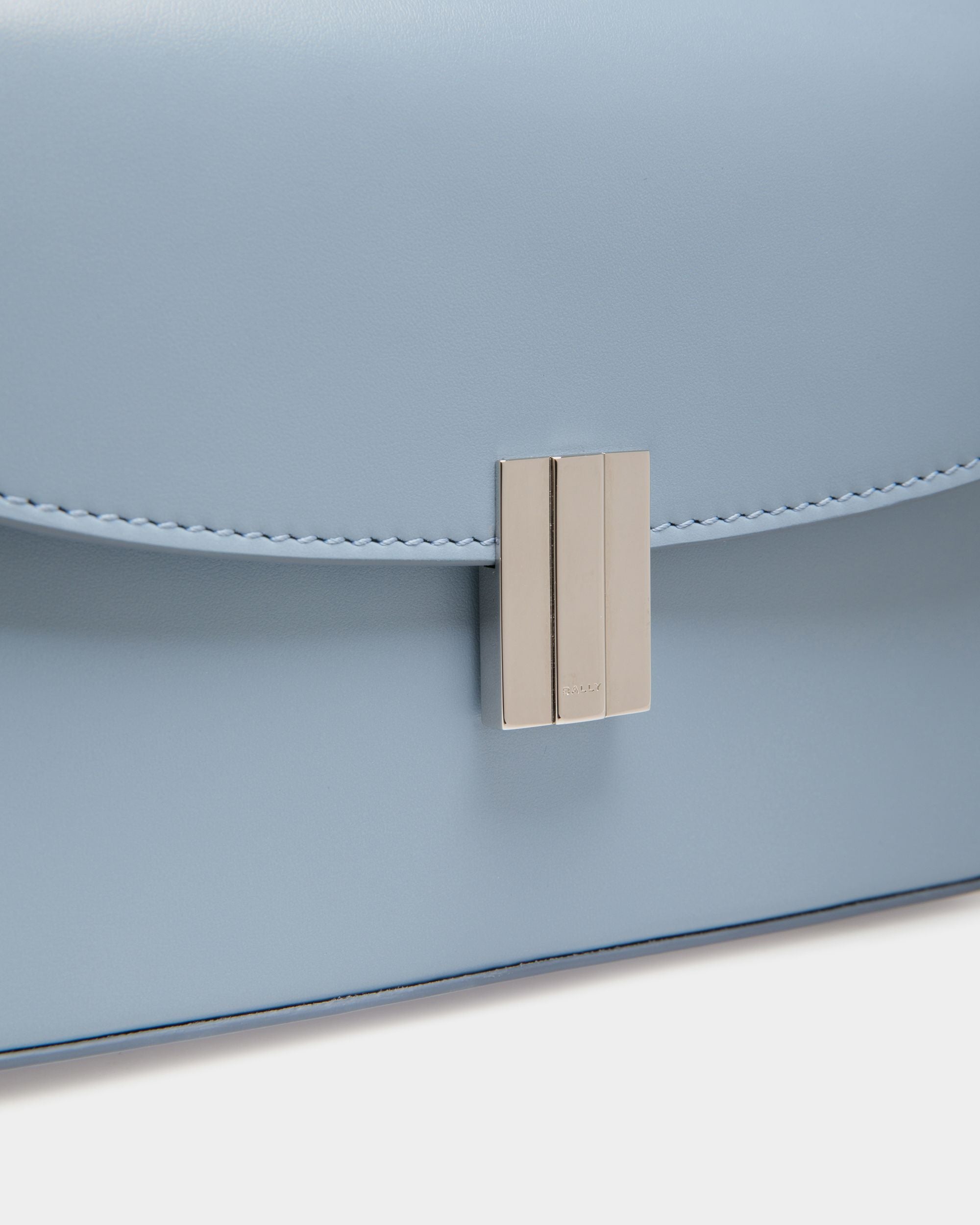 Women's Ollam Phone Wallet in Light Blue Leather | Bally